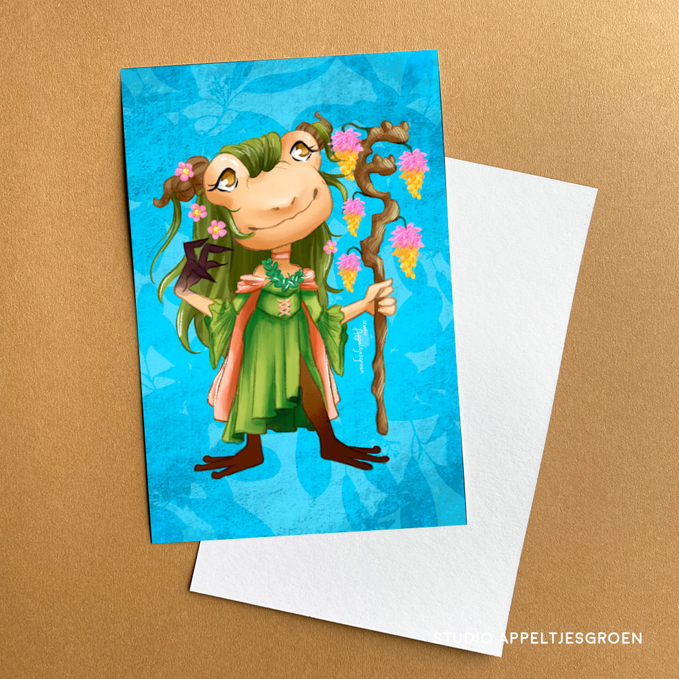 Critical Role | Fearne mini print – Studio Appeltjesgroen